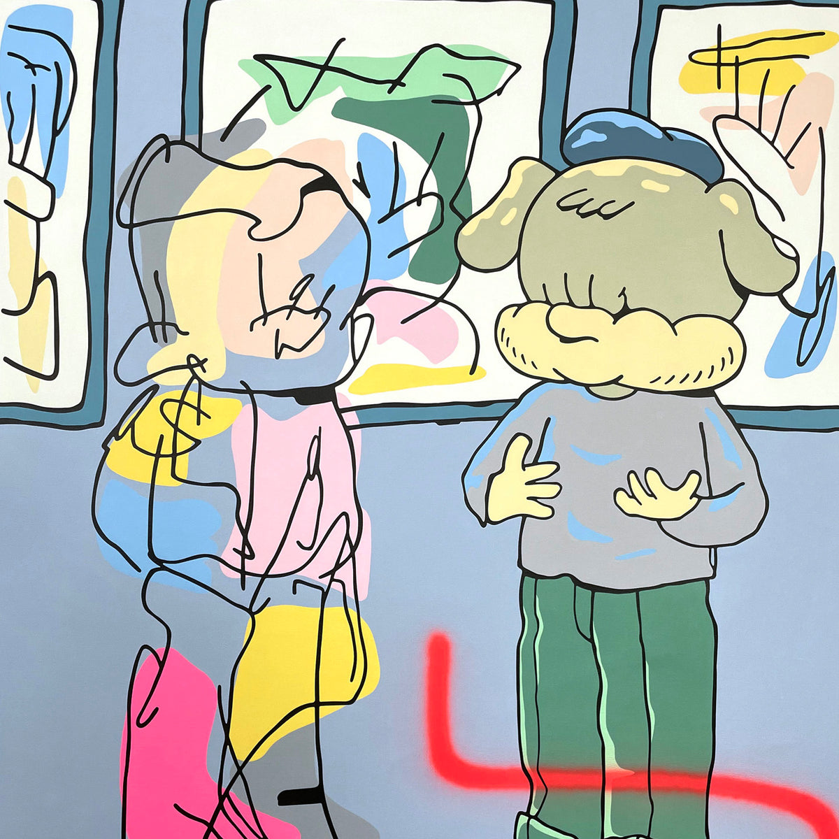 2CHOEY "Sorry I Can't Talk Right Now" – Vertical Gallery