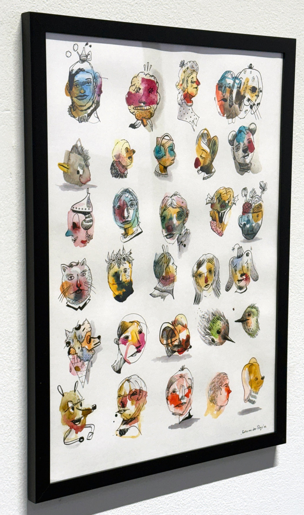 Collin van der Sluijs "Character Research 10" – Vertical Gallery