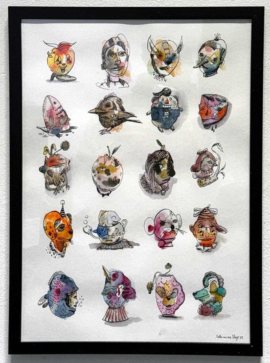 Collin van der Sluijs "Character Research 1" – Vertical Gallery