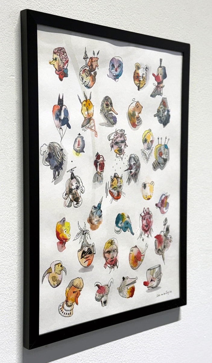 Collin van der Sluijs "Character Research 2" – Vertical Gallery