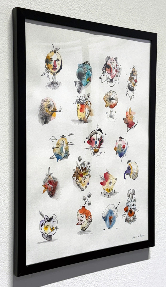 Collin van der Sluijs "Character Research 3" – Vertical Gallery
