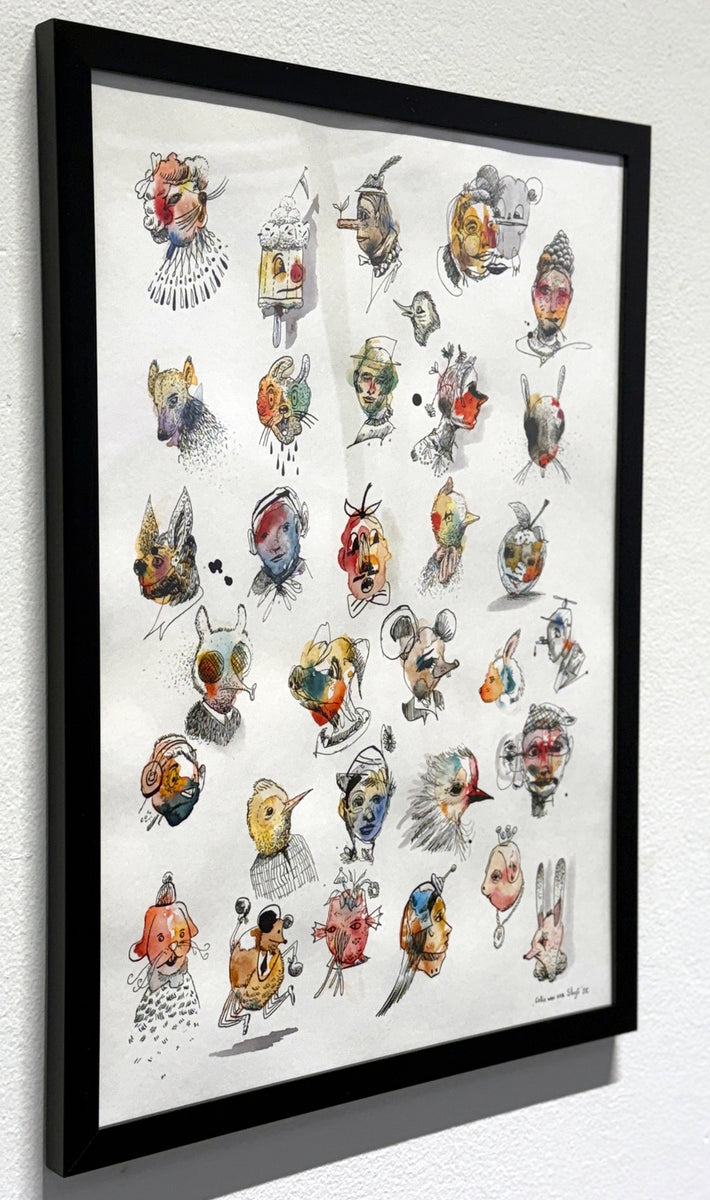 Collin van der Sluijs "Character Research 5" – Vertical Gallery