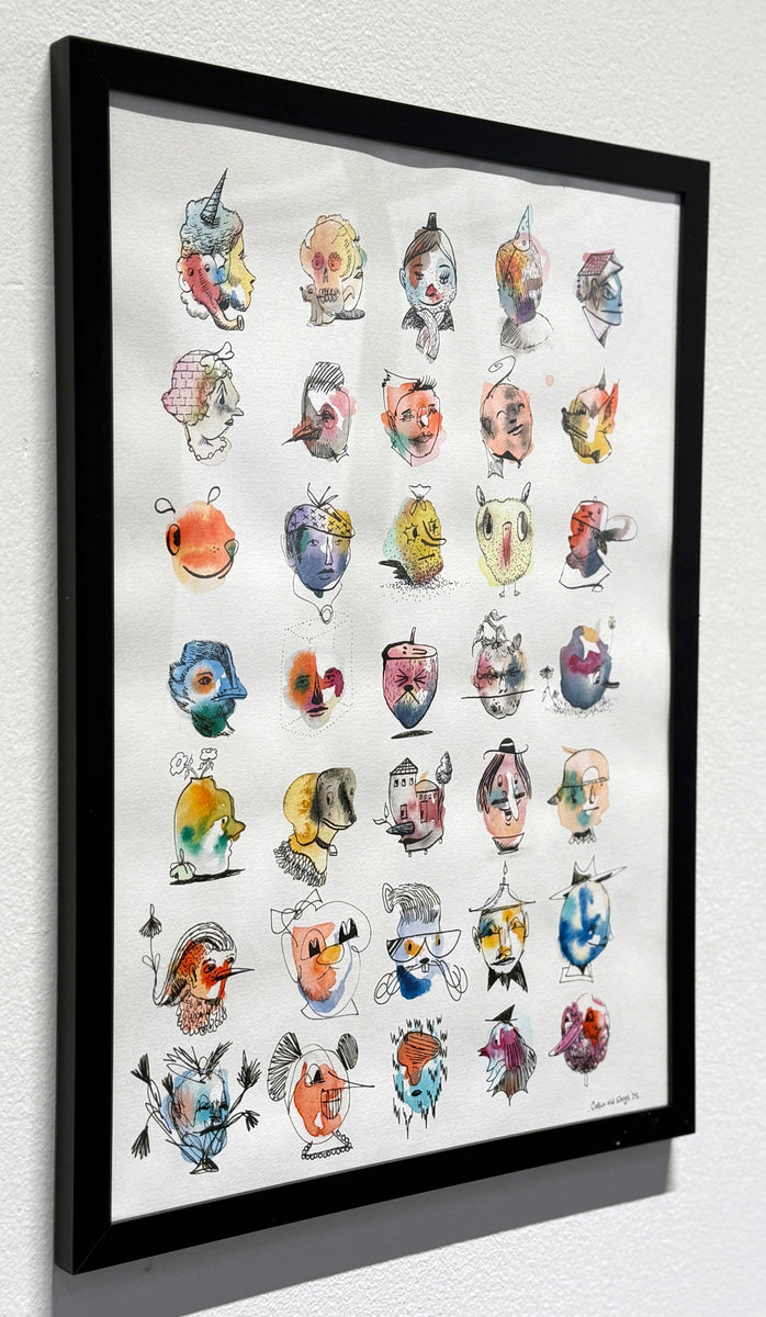 Collin van der Sluijs "Character Research 6" – Vertical Gallery