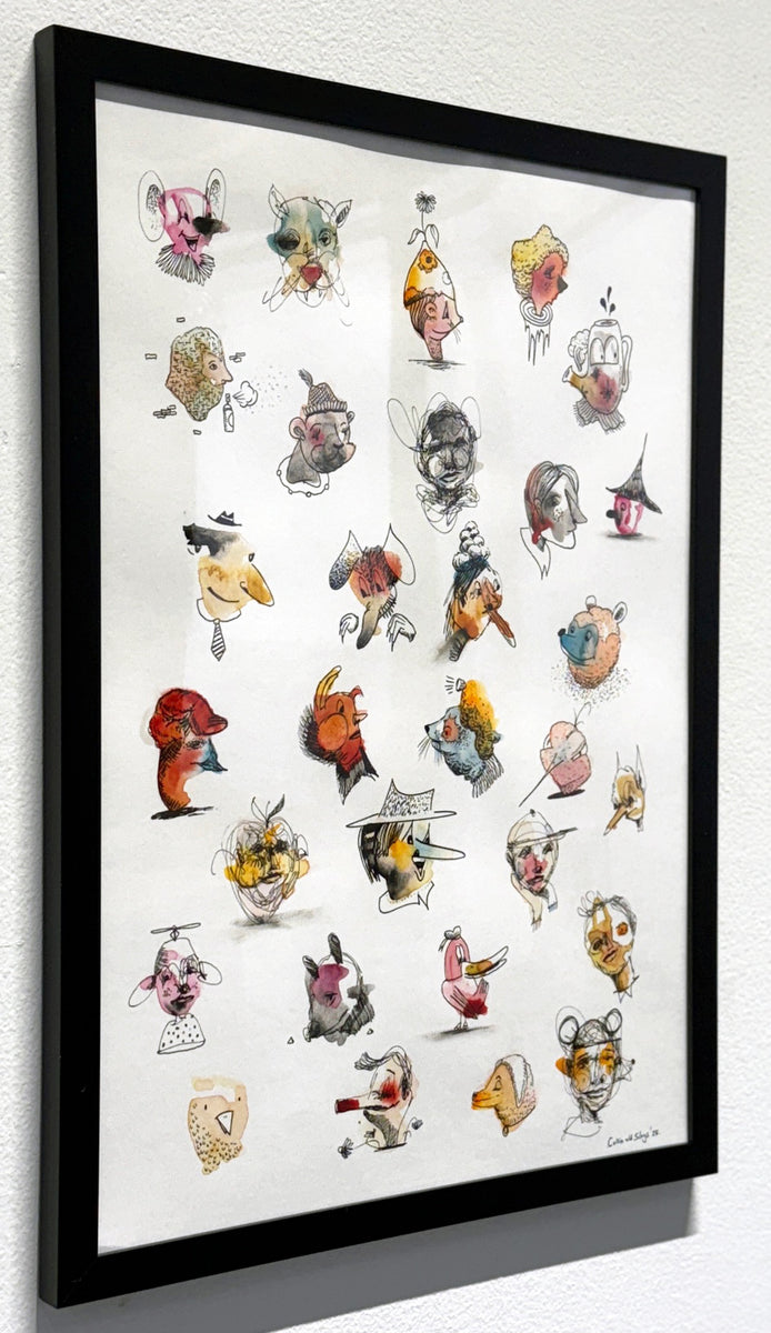 Collin van der Sluijs "Character Research 7" – Vertical Gallery