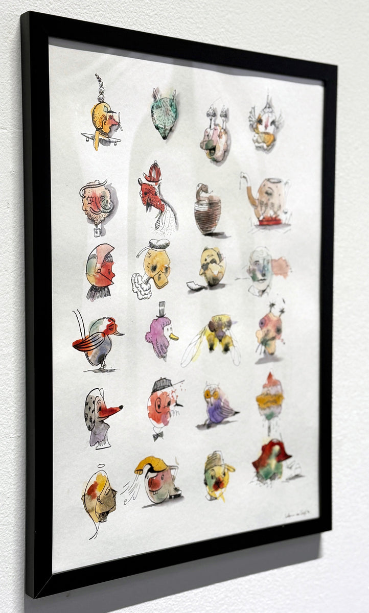 Collin van der Sluijs "Character Research 9" – Vertical Gallery