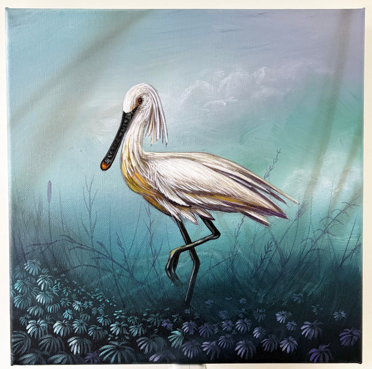 Collin van der Sluijs "Spoonbill" – Vertical Gallery