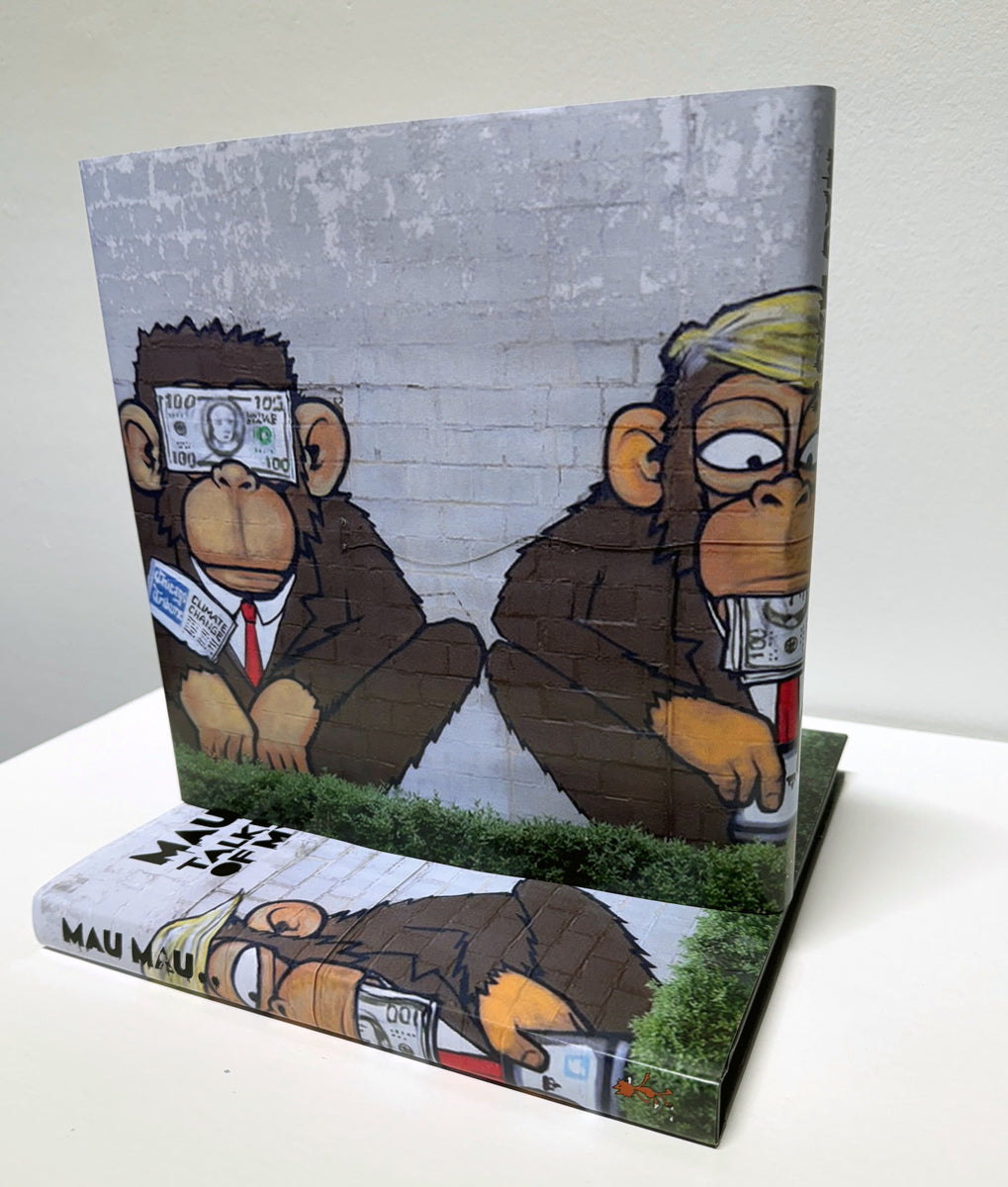 Mau Mau "Talking Out of My Art" Book Deluxe Version – Vertical Gallery