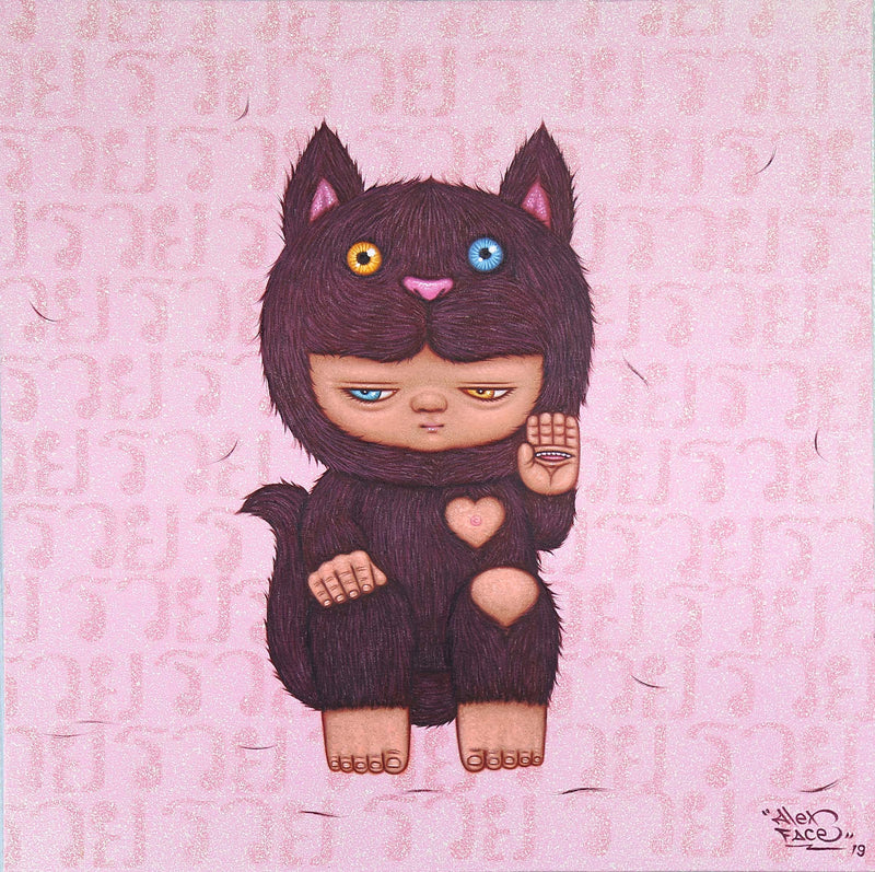 Alex Face Fortune cat No. 1" – Vertical Gallery