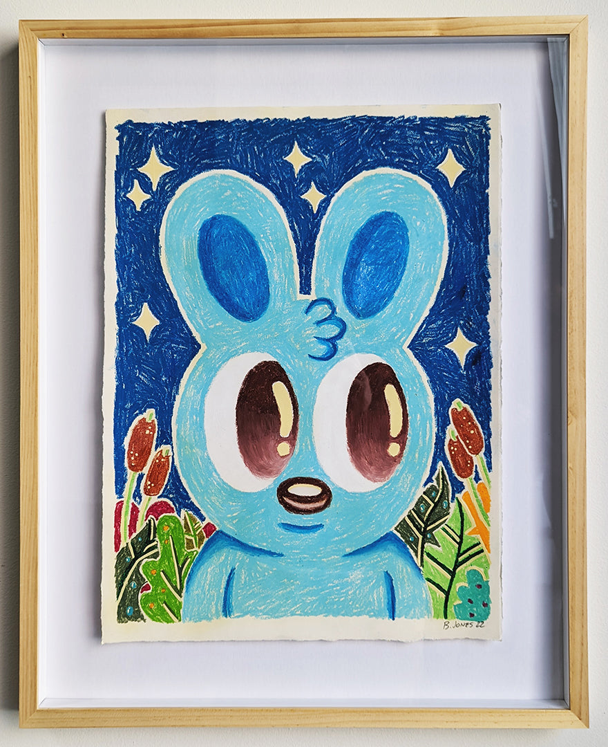 Blake Jones "With You 2 (Blue)" – Vertical Gallery