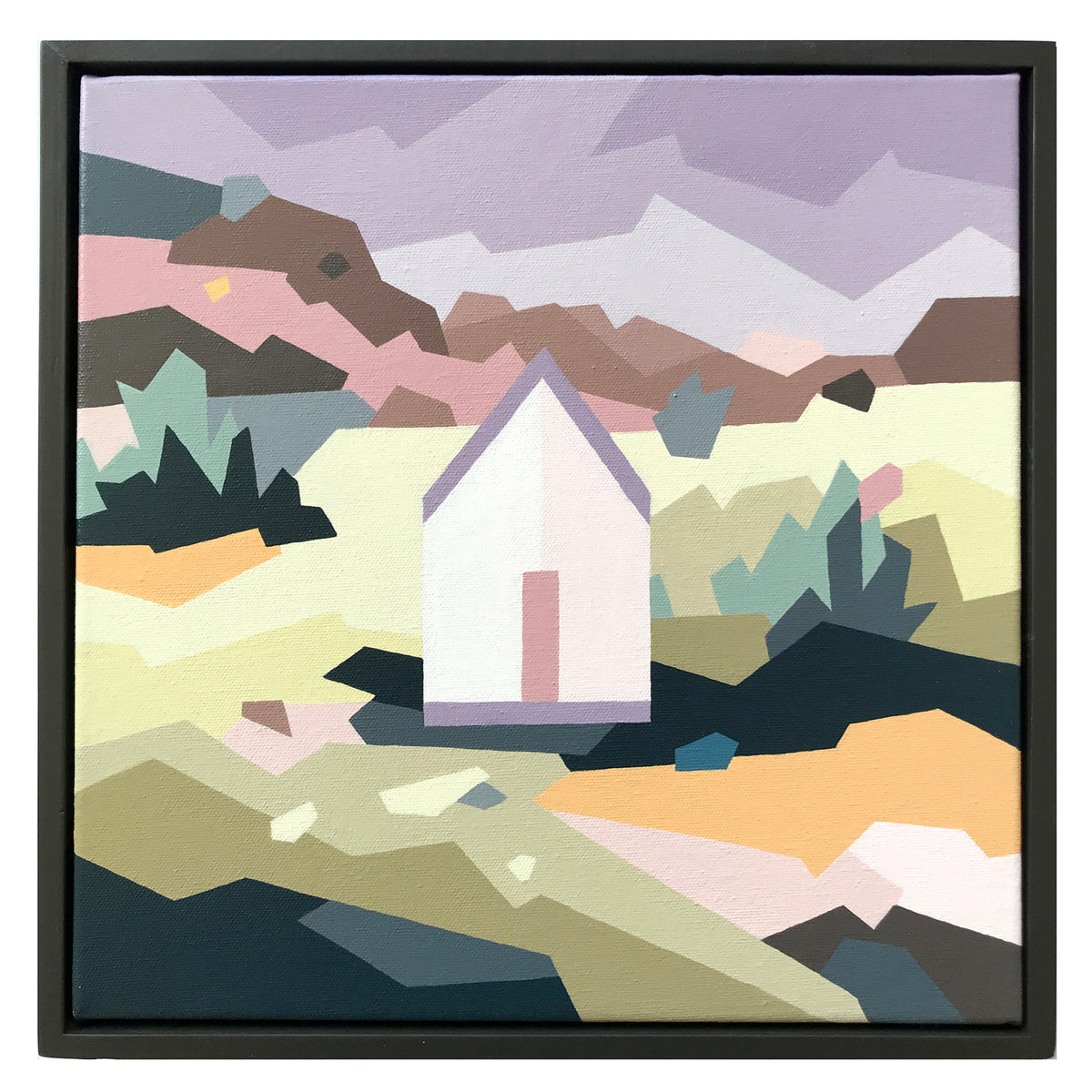 Helen Proctor "Cabin in Landscape 1" – Vertical Gallery