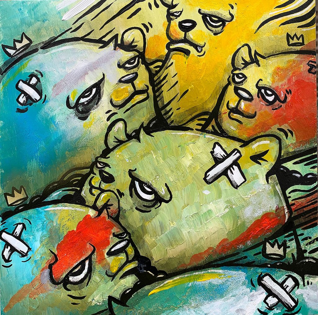 JC Rivera "Over Your Expressionism" – Vertical Gallery