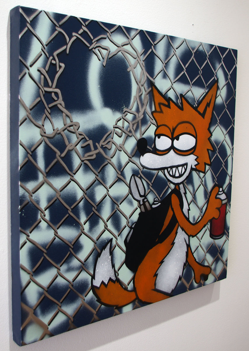 Mau Mau "Love has no borders (dark and light blue)" – Vertical Gallery