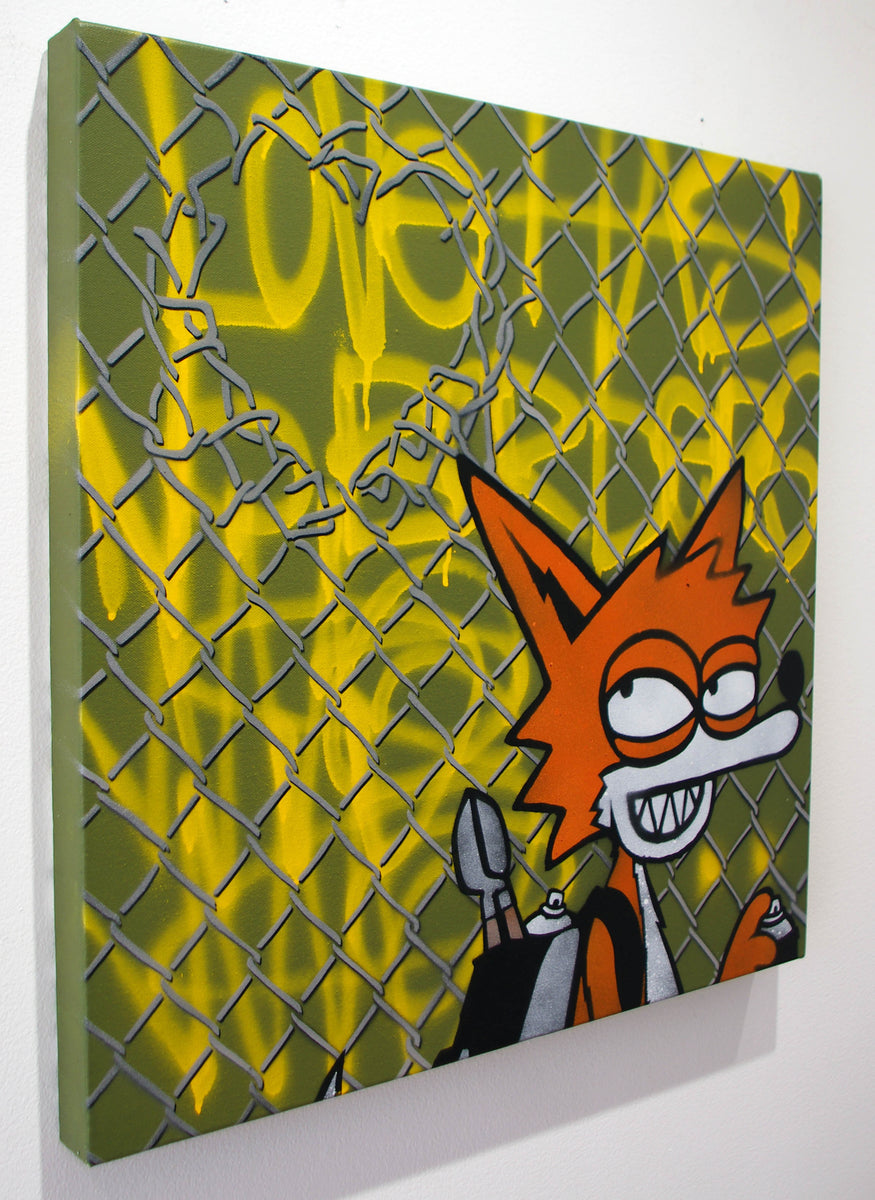 Mau Mau "Love has no borders variant (green & yellow)" – Vertical Gallery
