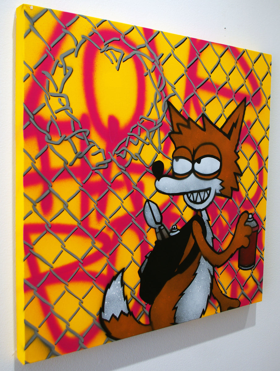 Mau Mau "Love has no borders (yellow & pink)" – Vertical Gallery