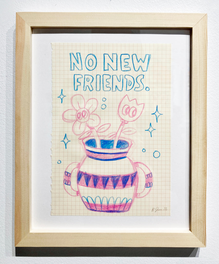 Blake Jones "No New Friends (sketch)" – Vertical Gallery
