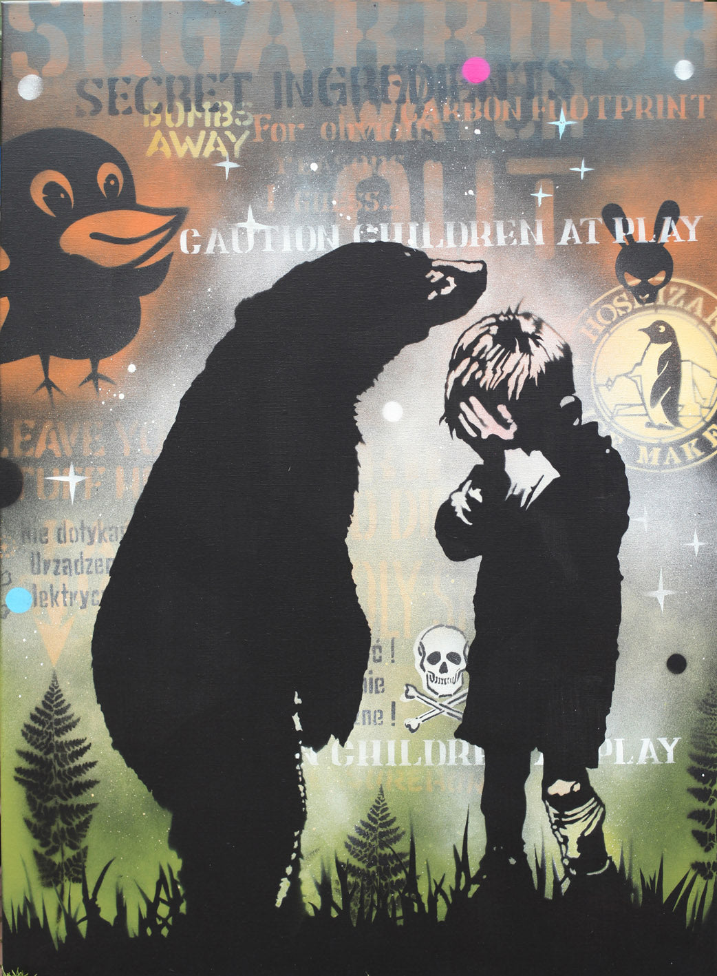 Pipsqueak Was Here!!! "Sad Bear" – Vertical Gallery