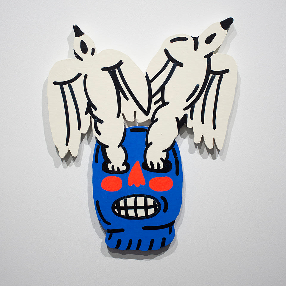 Sentrock "Bird's Eye View"-small (blue) – Vertical Gallery