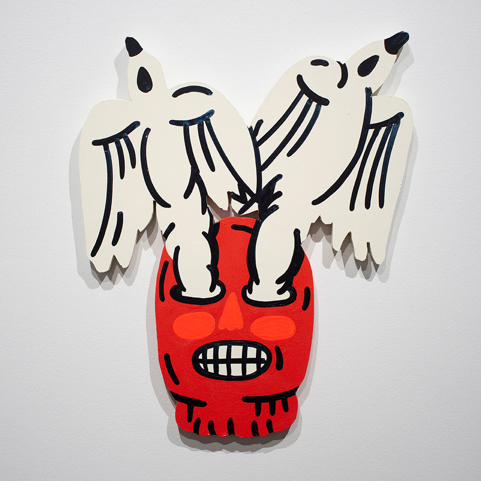 Sentrock "Bird's Eye View"-small (red) – Vertical Gallery