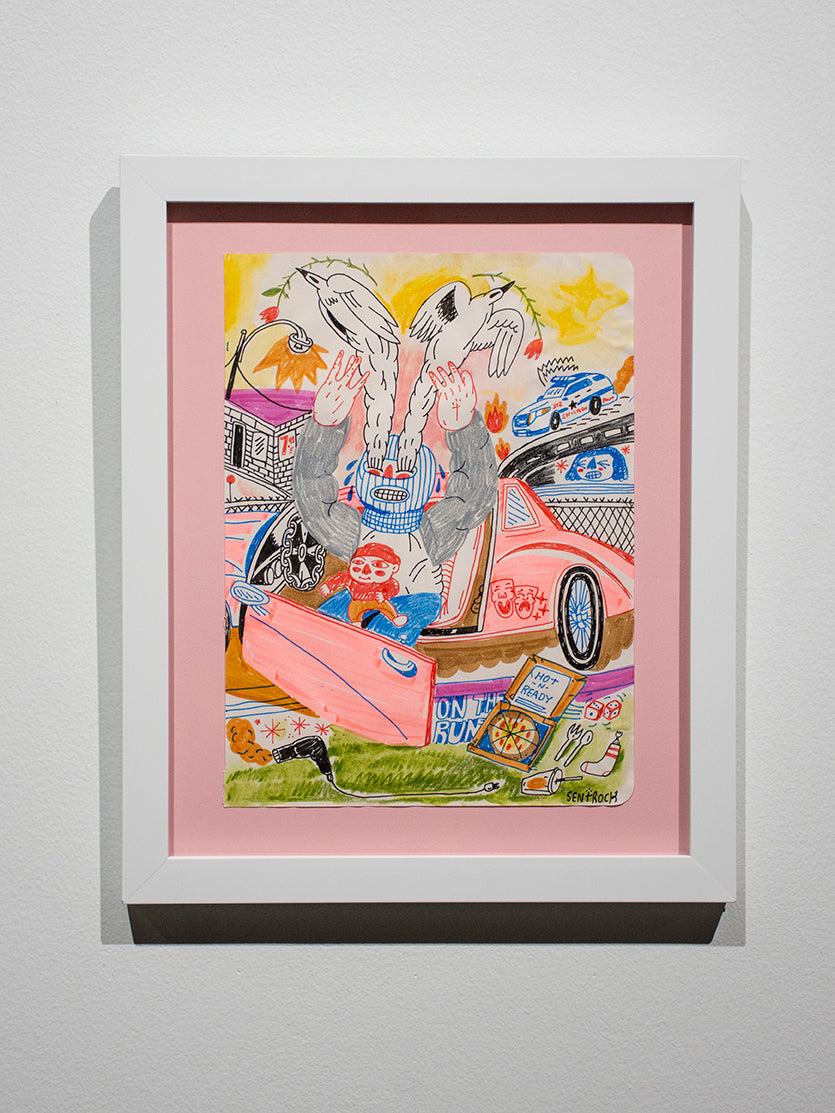 Sentrock "On The Run"- drawing – Vertical Gallery