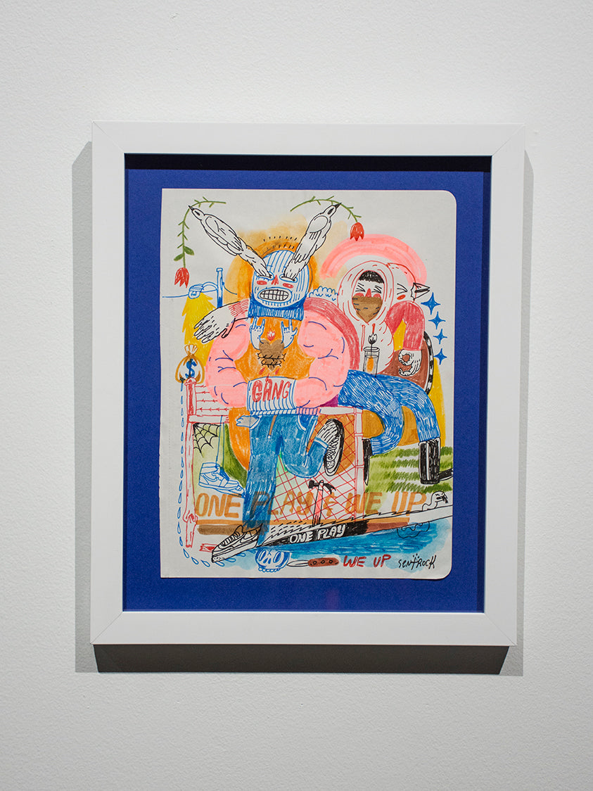 Sentrock "One Play & We Up"- drawing – Vertical Gallery