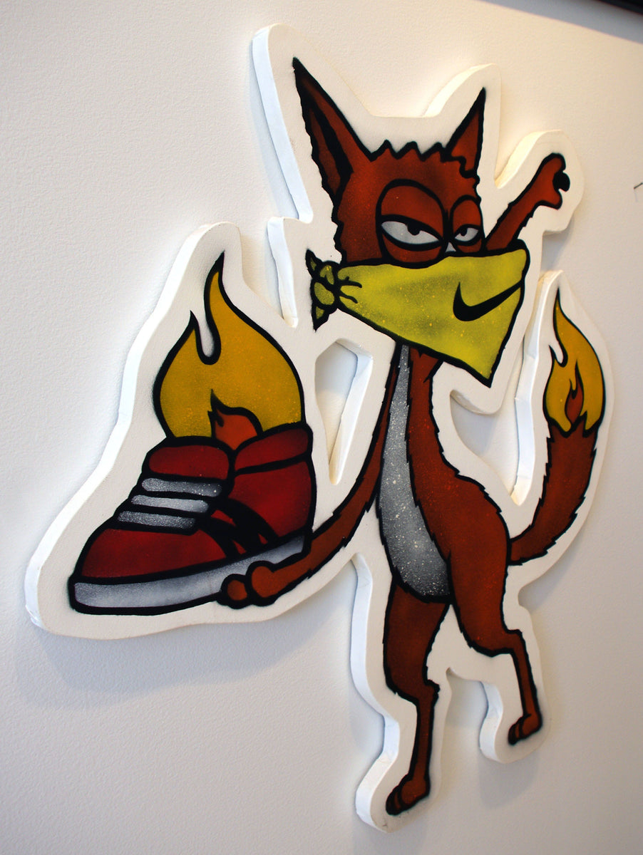 Mau Mau "Riot Fox" Signal Red – Vertical Gallery