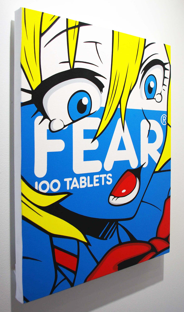 Ben Frost "FEAR (Blue)" – Vertical Gallery